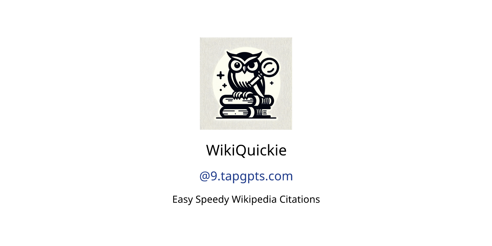 WikiQuickie GPTs author, description, features and functions, examples ... WikiQuickie GPTs author, description, features and functions, examples ...