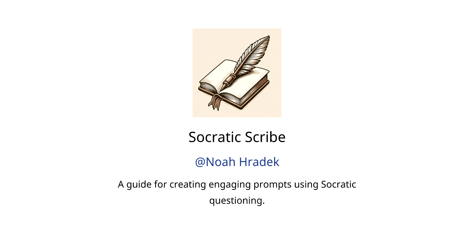 Socratic Scribe GPTs features and functions, examples and prompts | GPT ... Socratic Scribe GPTs features and functions, examples and prompts | GPT ...