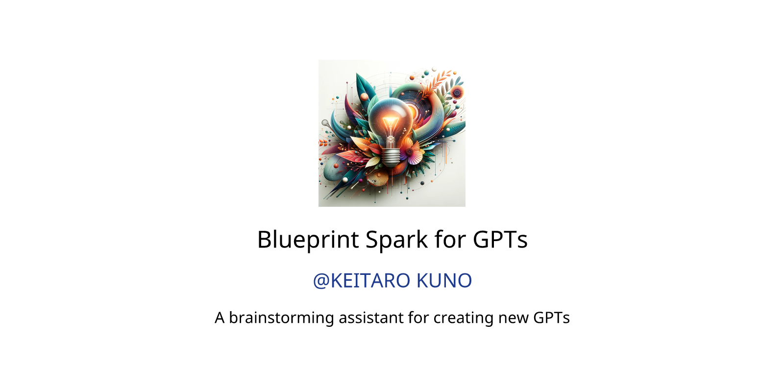 Blueprint Spark for GPTs GPTs author, description, features and ... Blueprint Spark for GPTs GPTs author, description, features and ...