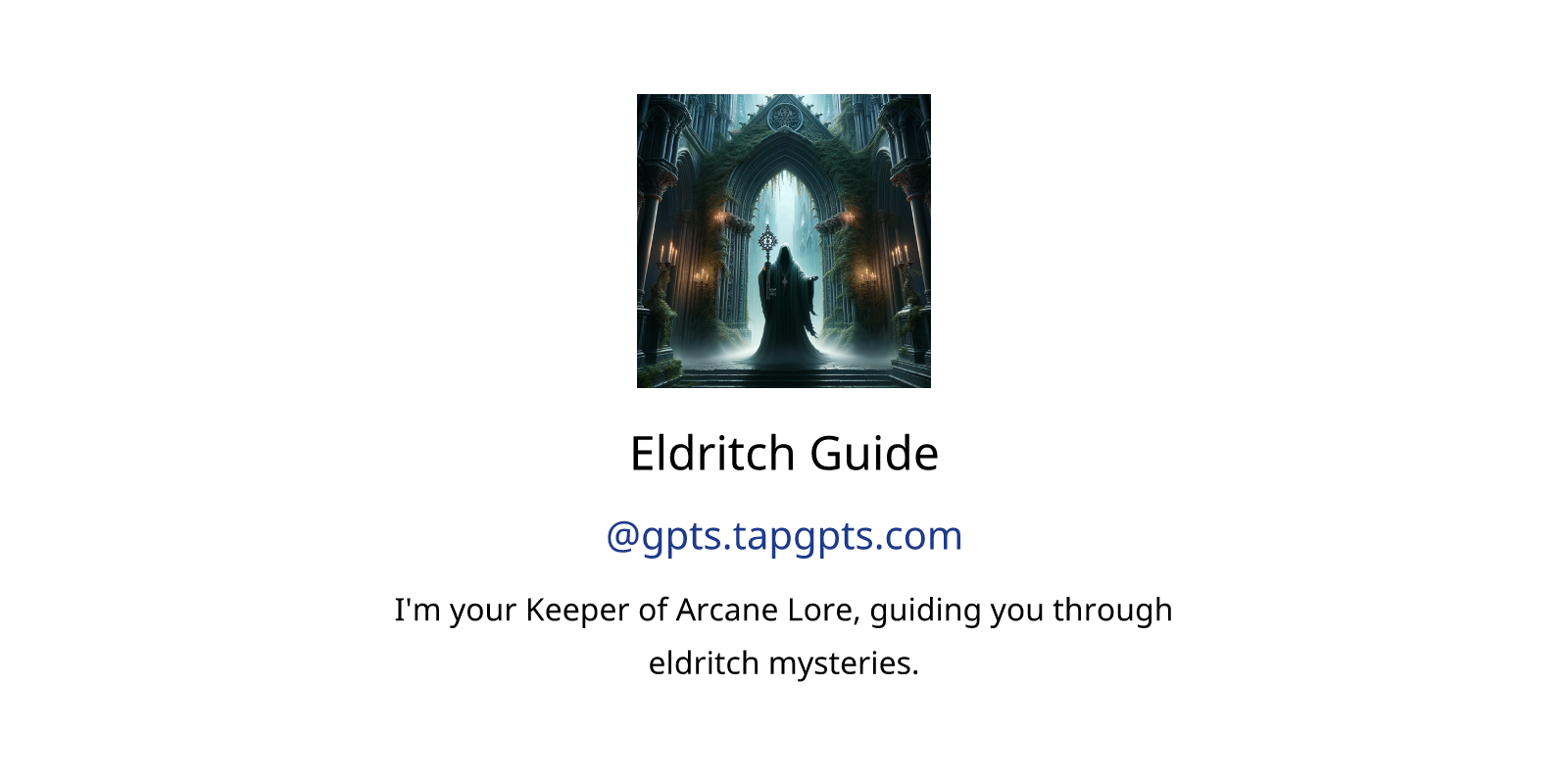 Eldritch Guide GPTs features and functions, examples and prompts | GPT ... Eldritch Guide GPTs features and functions, examples and prompts | GPT ...