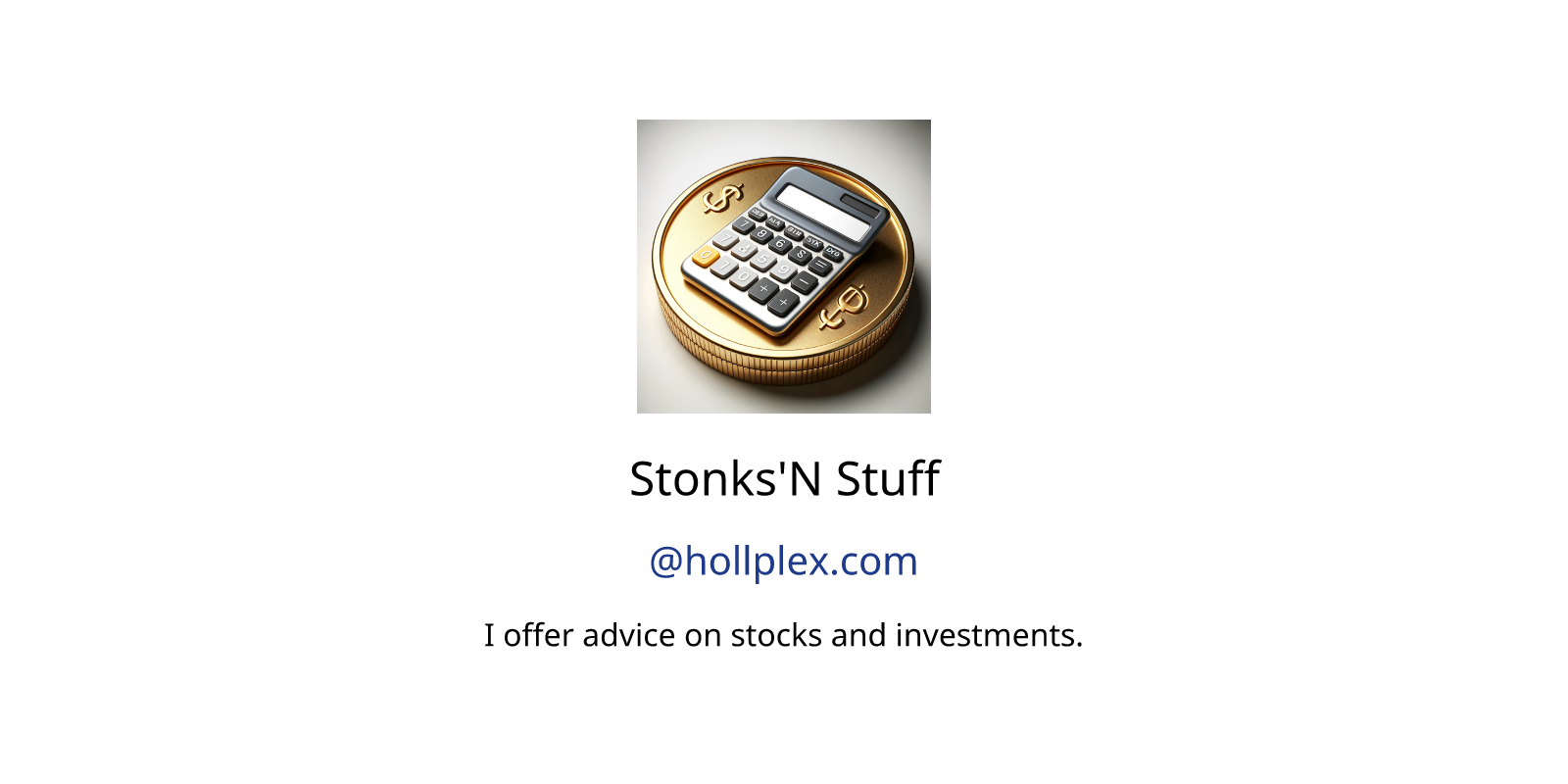 Stonks'N Stuff GPTs features and functions, examples and prompts | GPT ... Stonks'N Stuff GPTs features and functions, examples and prompts | GPT ...