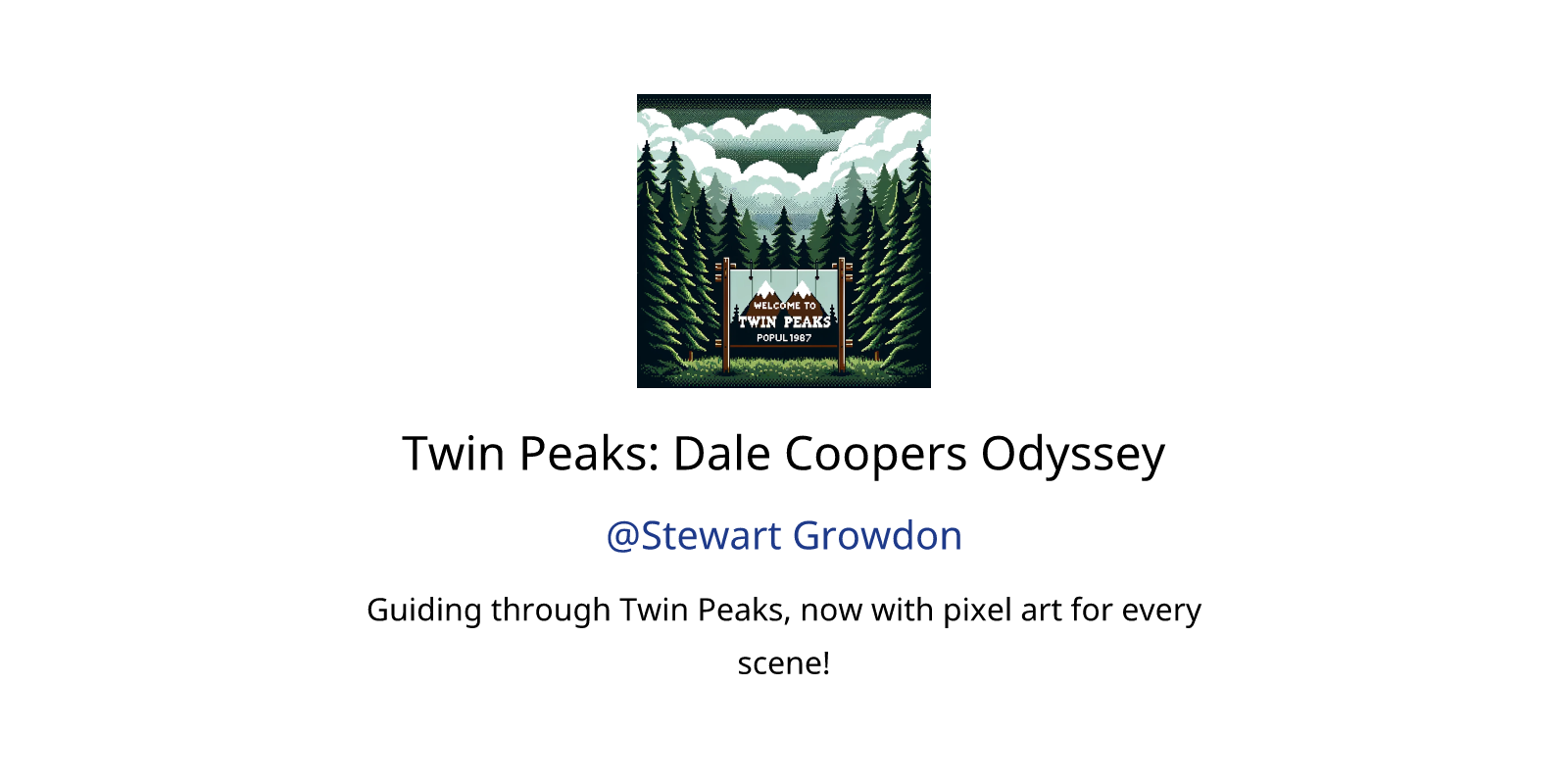 Twin Peaks: Dale Coopers Odyssey GPTs author, description, features and ... Twin Peaks: Dale Coopers Odyssey GPTs author, description, features and ...