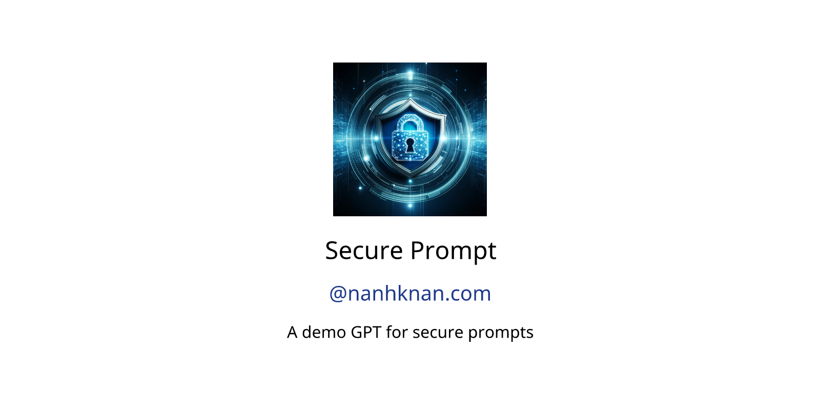 Secure Prompt Gpts Features And Functions Examples And Prompts Gpt Store