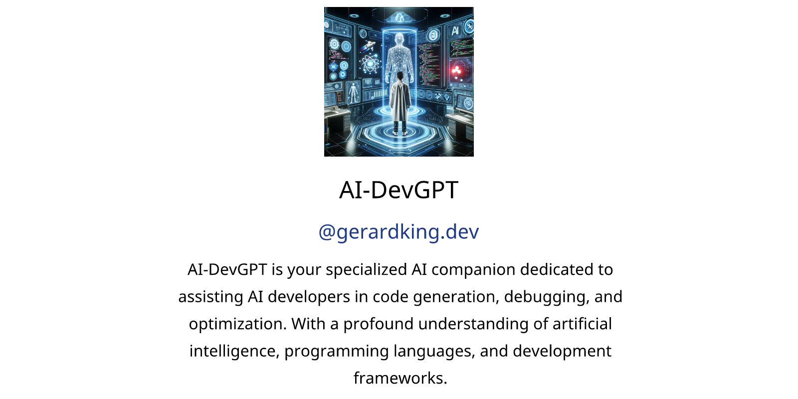 Ai Devgpt Gpts Features And Functions Examples And Prompts Gpt Store 