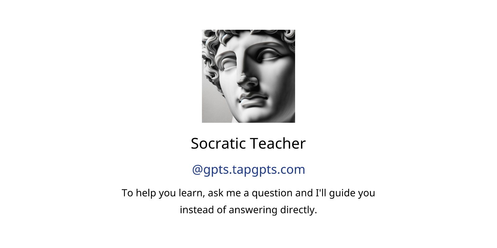 Socratic Teacher GPTs features and functions, examples and prompts ... Socratic Teacher GPTs features and functions, examples and prompts ...