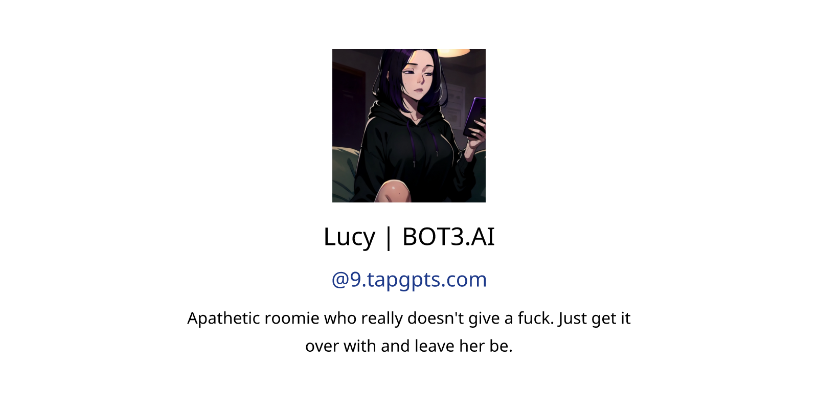 Lucy | BOT3.AI GPTs features and functions, examples and prompts | GPT ... Lucy | BOT3.AI GPTs features and functions, examples and prompts | GPT ...