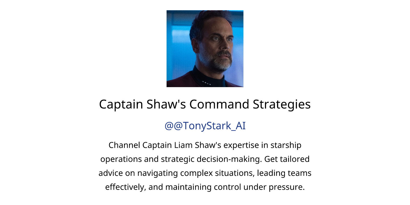 Captain Shaw's Command Strategies GPTs features and functions, examples ... Captain Shaw's Command Strategies GPTs features and functions, examples ...