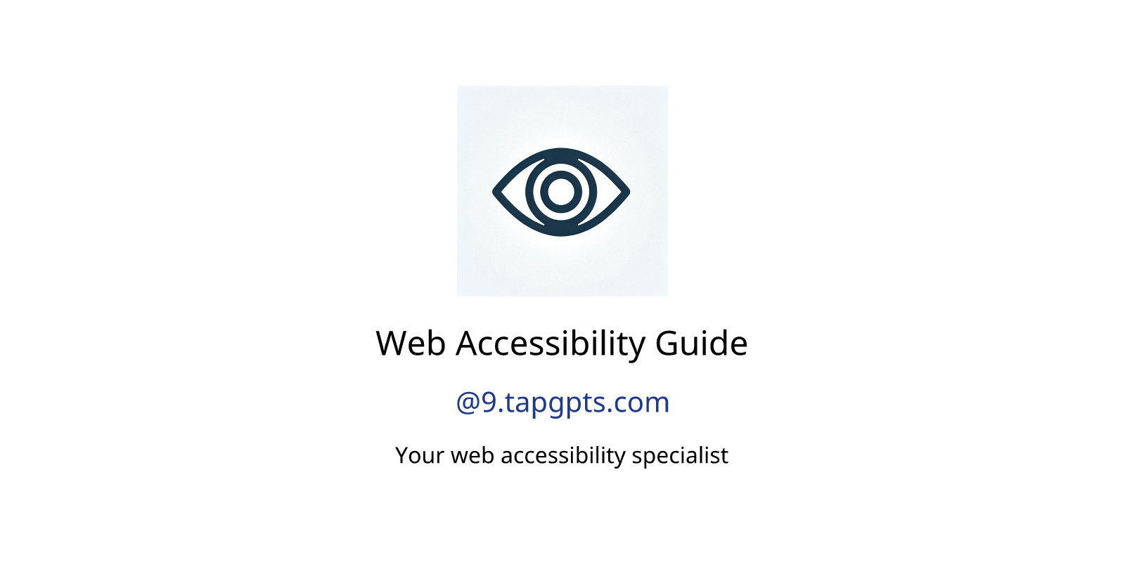 Web Accessibility Guide GPTs features and functions, examples and ... Web Accessibility Guide GPTs features and functions, examples and ...