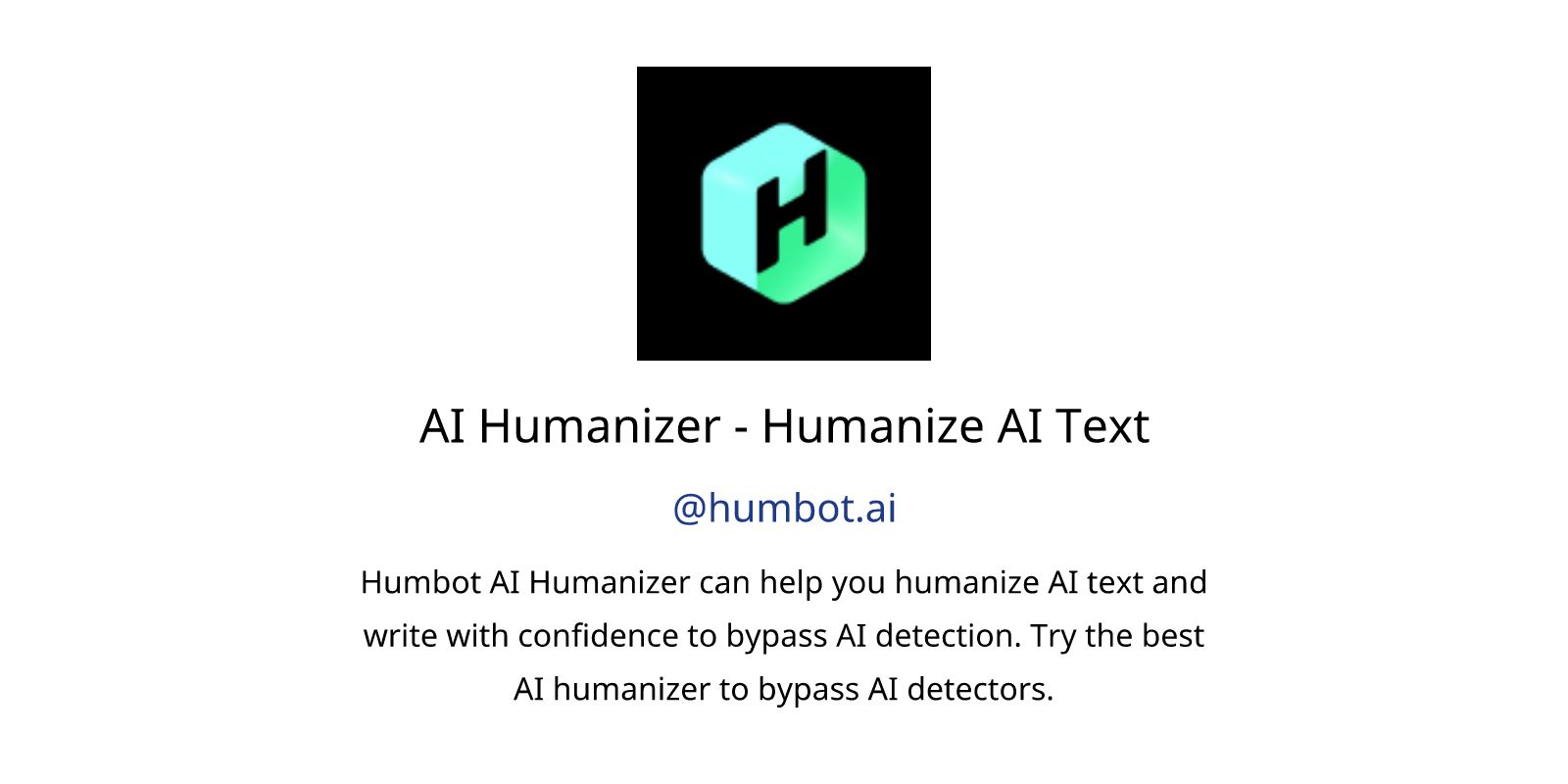 AI Humanizer - Humanize AI Text GPTs features and functions, examples ... AI Humanizer - Humanize AI Text GPTs features and functions, examples ...