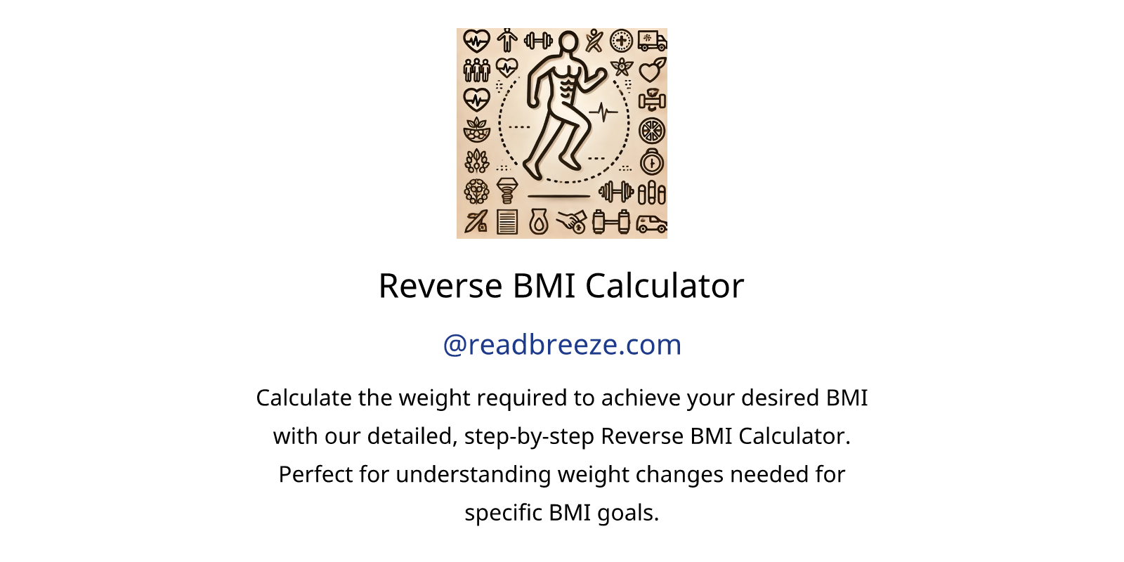 Reverse BMI Calculator GPTs features and functions examples and prompts GPT Store