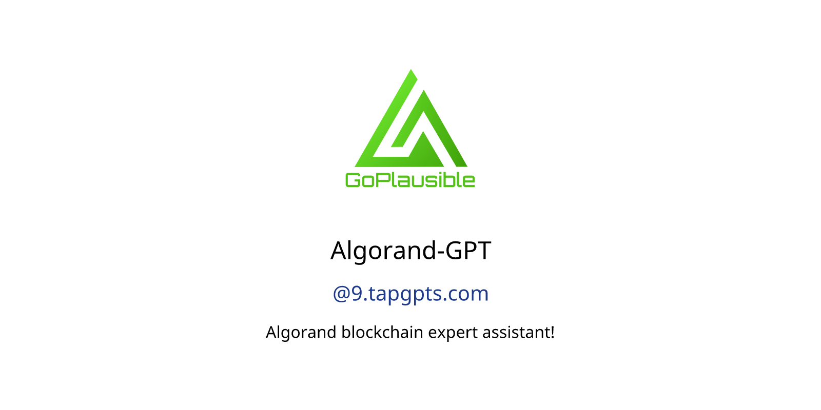 Algorand-GPT GPTs features and functions, examples and prompts | GPT Store Algorand-GPT GPTs features and functions, examples and prompts | GPT Store
