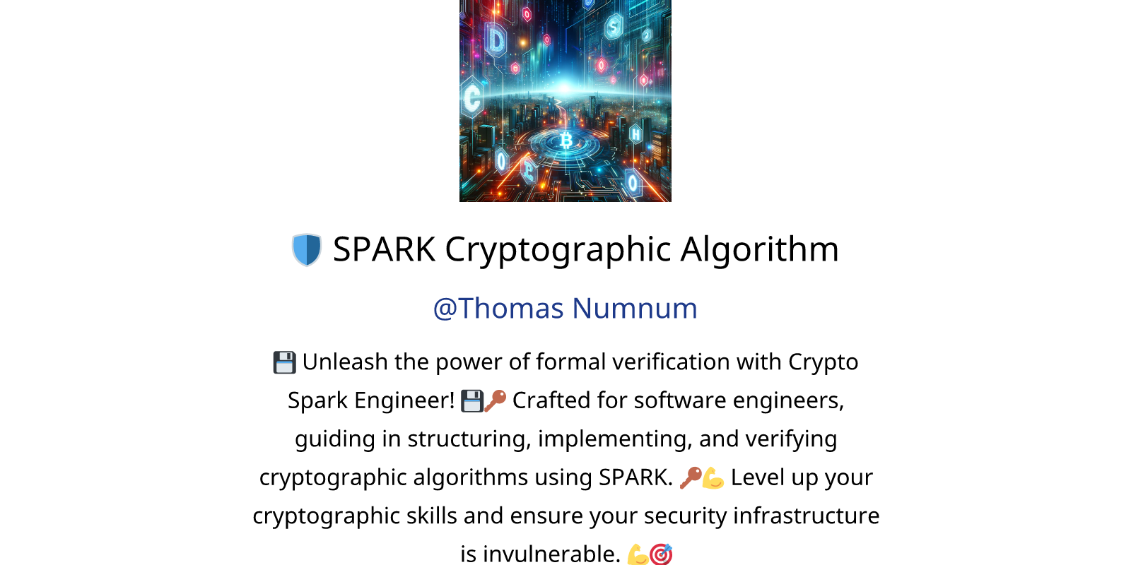 🛡️ Spark Cryptographic Algorithm Gpts Features And Functions Examples And Prompts Gpt Store