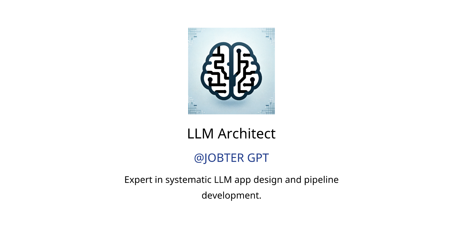 Llm Architect Gpts Features And Functions Examples And Prompts Gpt Store